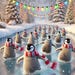 5 Digital - Penguin Ice Skating Party - Christmas Digital Download - Etsy