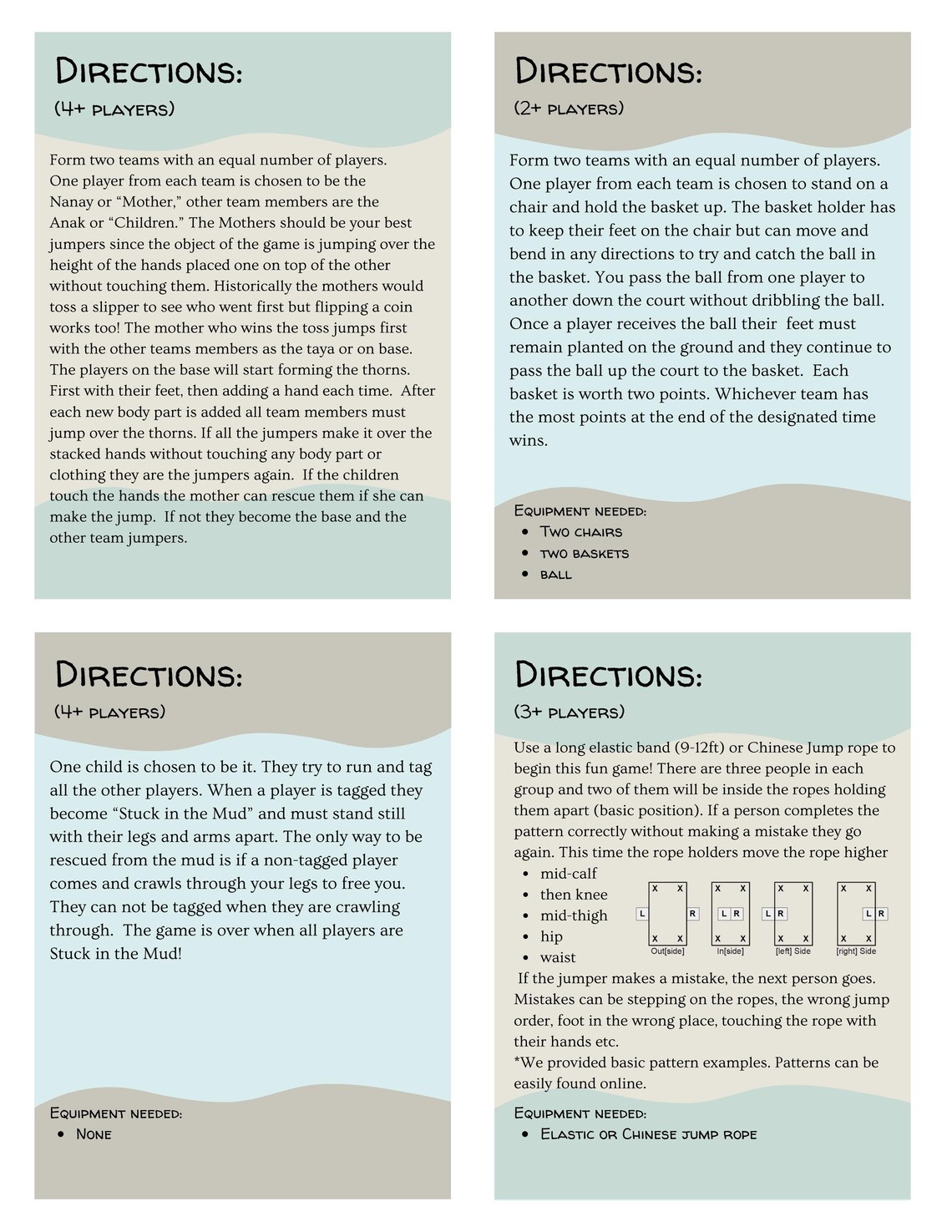 Games Around the World - Homeschool Physical Education Classroom ...