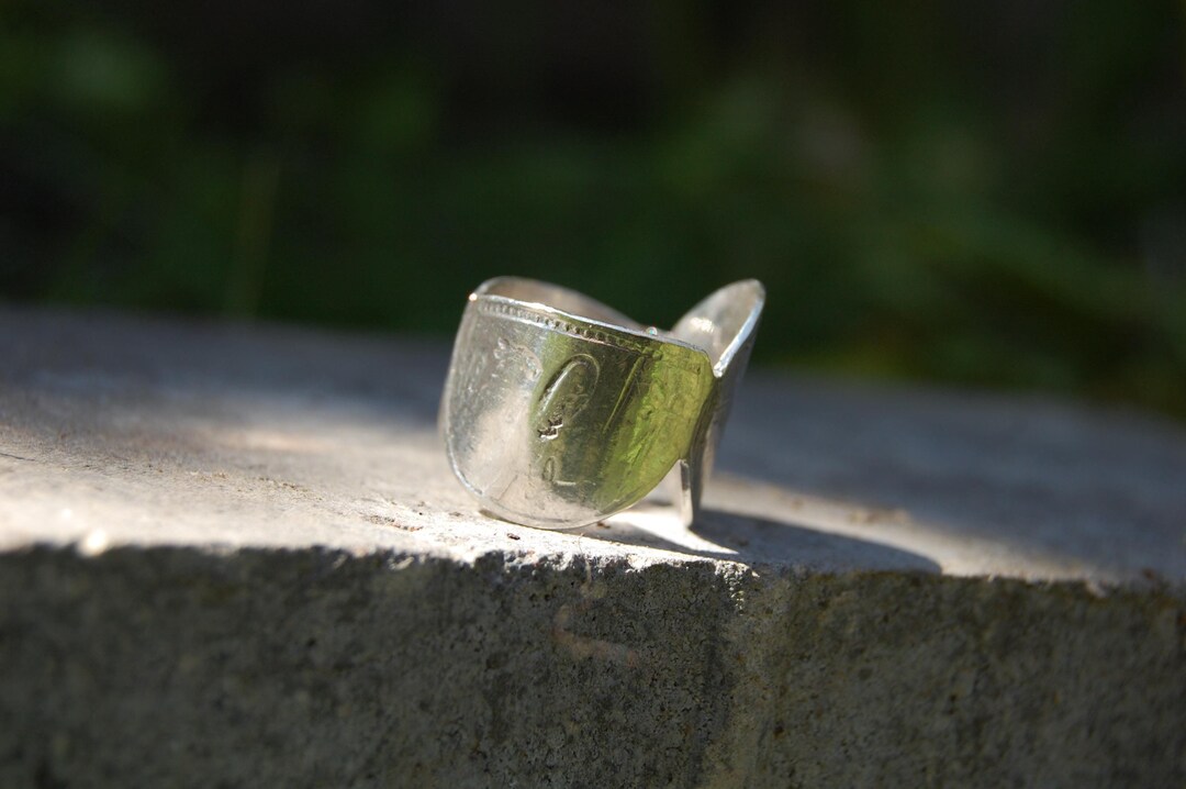 Shipwreck Coin Ring in Sterling Silver: Stirling Pence Coin Imprint ...