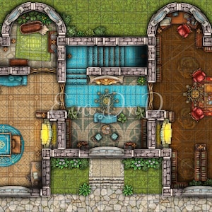 Dnd Mansion Battle Map - Etsy