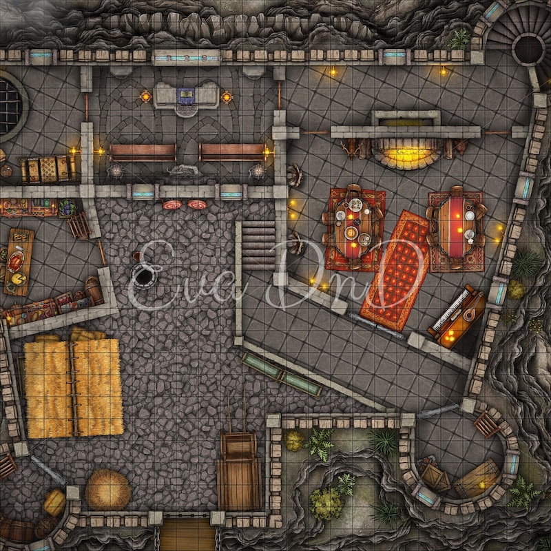 Fortress Battle Map - Etsy