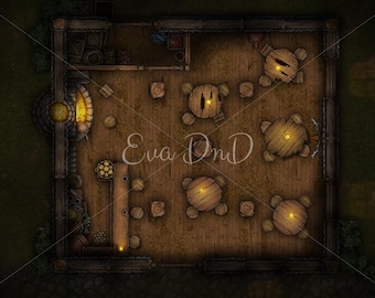 Dnd Tavern Battle Map - Instant Download - Etsy