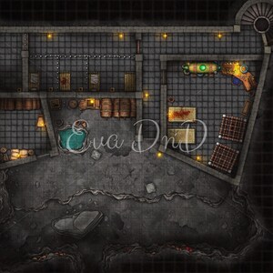 Dnd Mountain Cliff Fortress Castle Hold Battle Map - Etsy