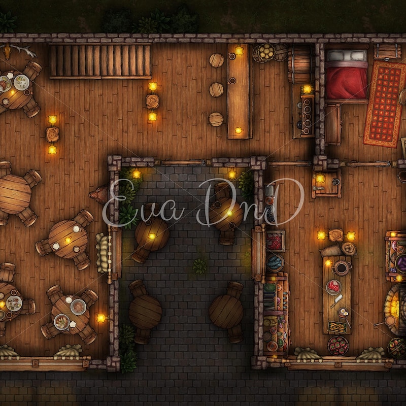 Fantasy Tavern Miniature - Etsy