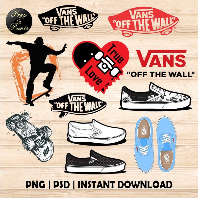 Vans Shoe Sticker - Etsy