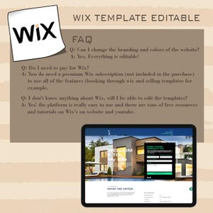 Wix Website Template for Real Estate Landing Page - Wix Website Design ...