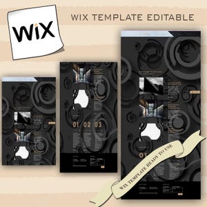 Wix Website Template for Architect Company Architectural Landing Page ...