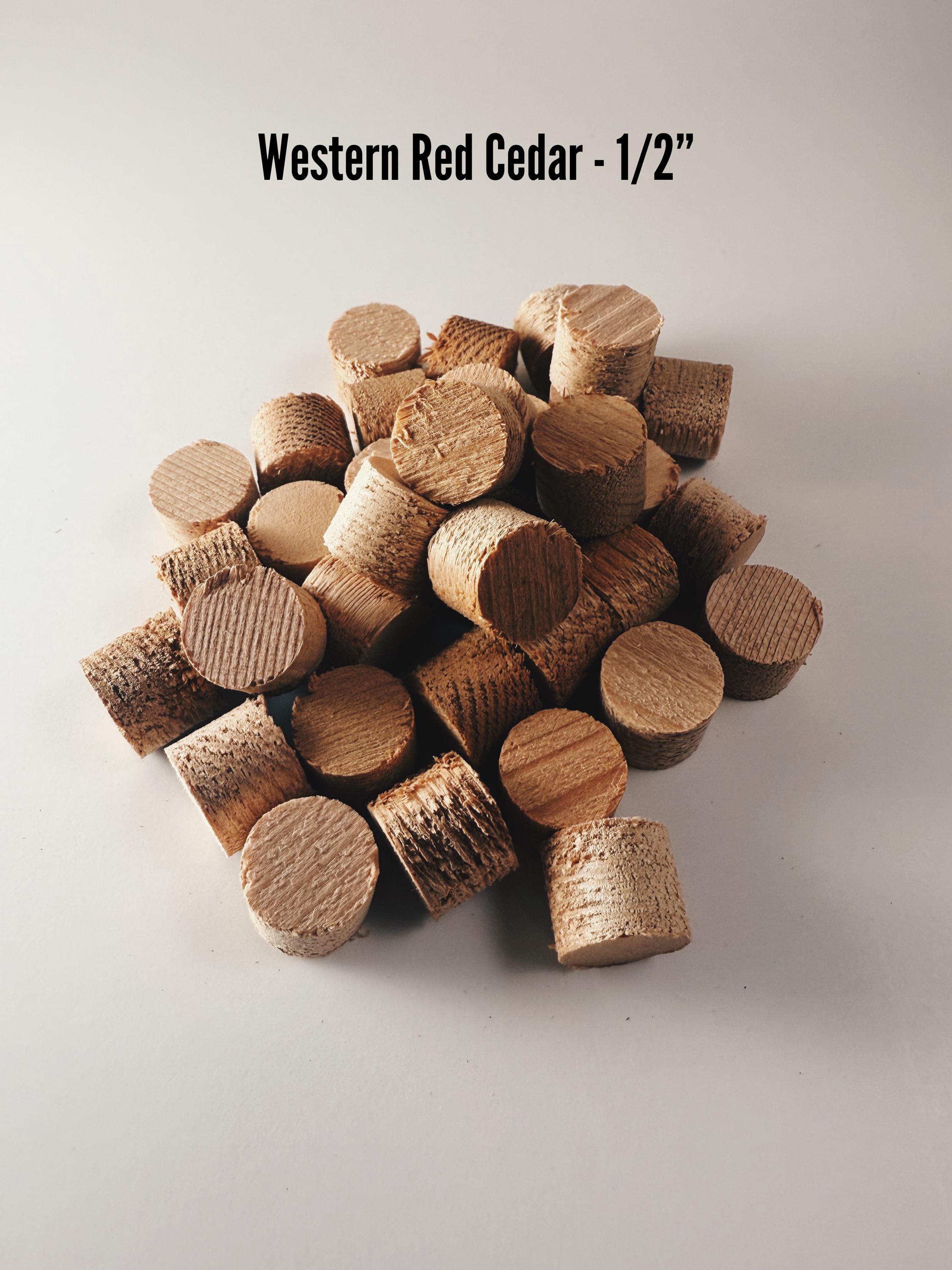 Western Red Cedar - Tapered Wood Plugs - Etsy