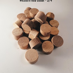 Western Red Cedar - Tapered Wood Plugs - Etsy