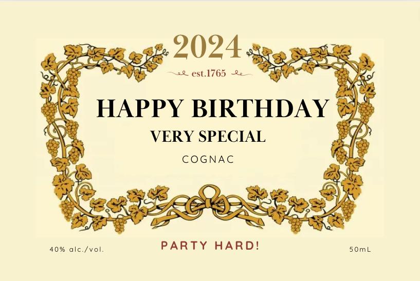 Hennessy Bottle Labels - PRINTED & PERSONALIZED! - Etsy