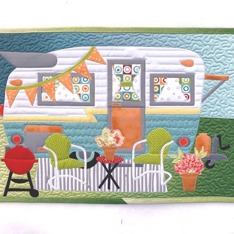 Camper Applique - Etsy