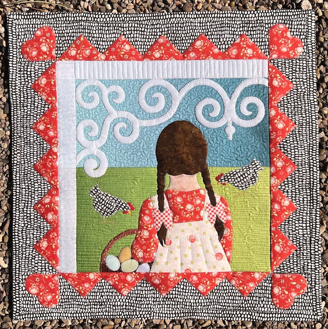 Prairie Girl Quilt Pattern-pdf Quilt Pattern-applique Pattern - Joann ...