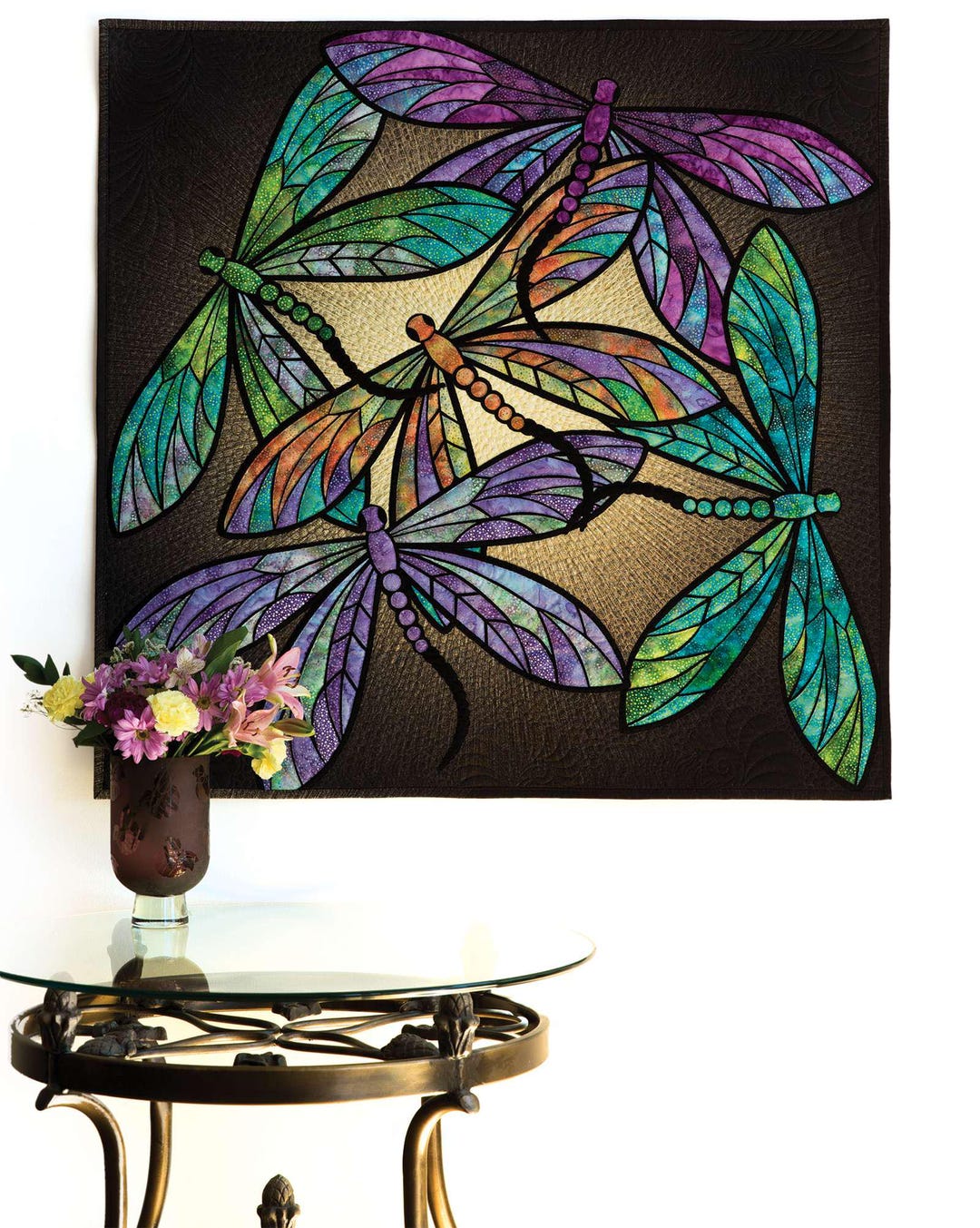 Dance of the Dragonflies Quilt - PDF Quilt Pattern - Dragonfly Quilt ...