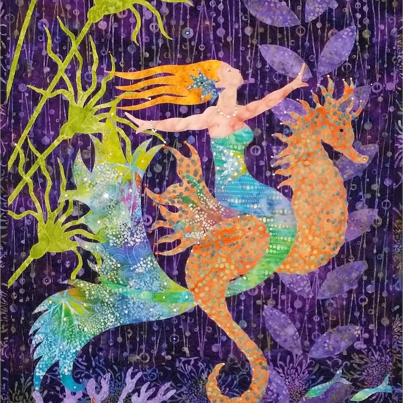 Mermaid Quilt - Etsy