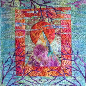 Moonshine Wall Hanging PDF Quilt Pattern Applique Joann Hoffman - Etsy