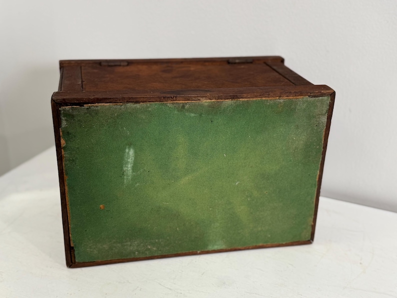 Vintage Handmade Wooden Box With "harold" Signature - Etsy