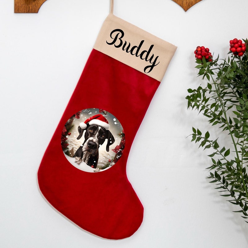 Burlap Dog Stocking - Etsy