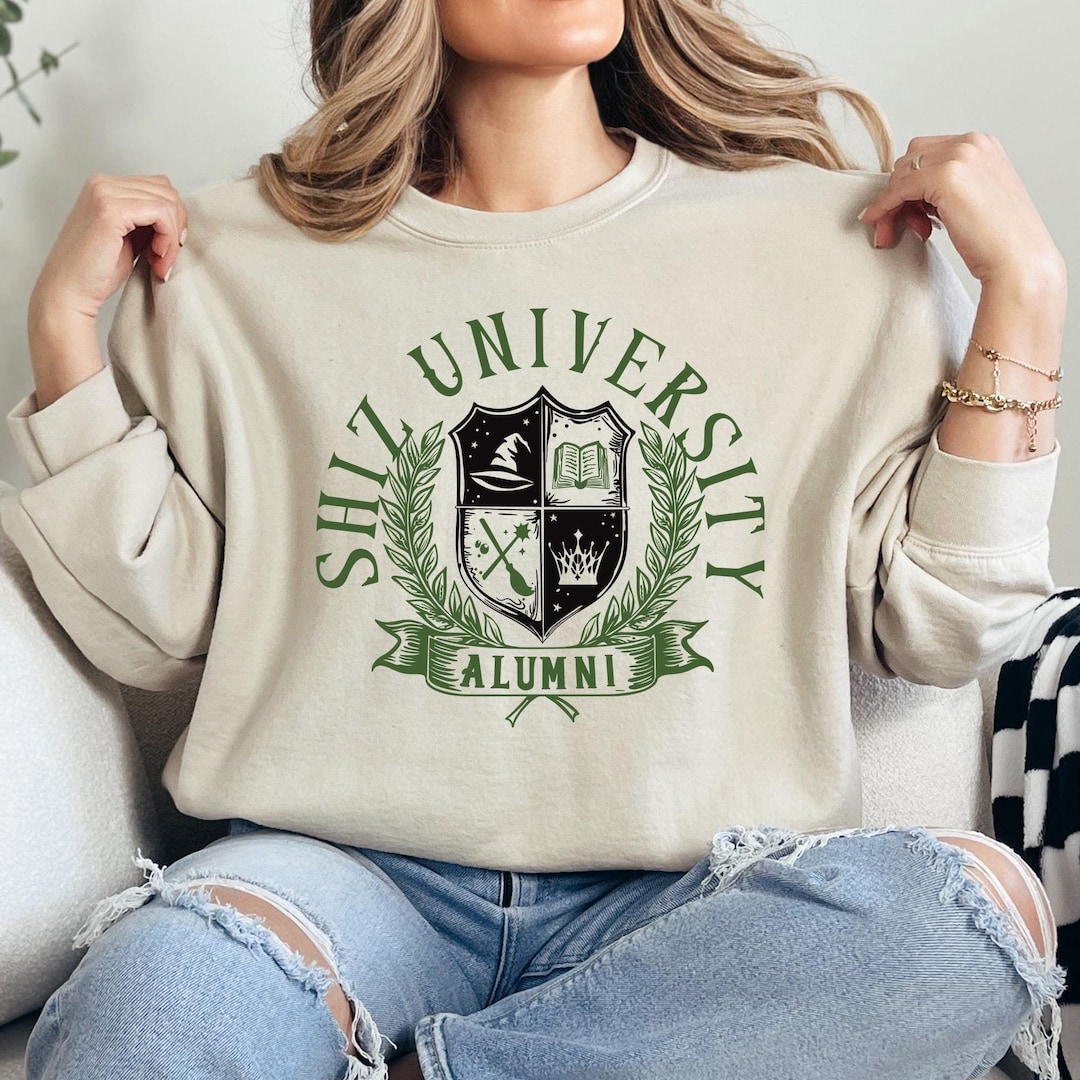Shiz University Alumni Sweatshirt, Shiz University Wizard Sweatshirt, Defy Gravity Broomstick ...