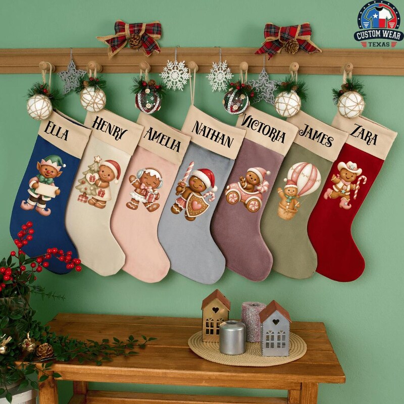 Gingerbread Stocking - Etsy