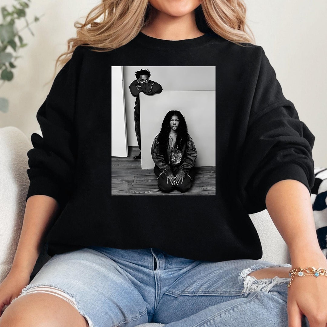 Kendrick Lamar & Sza Sweatshirt, Kendrick Lamar Concert Sweatshirt ...