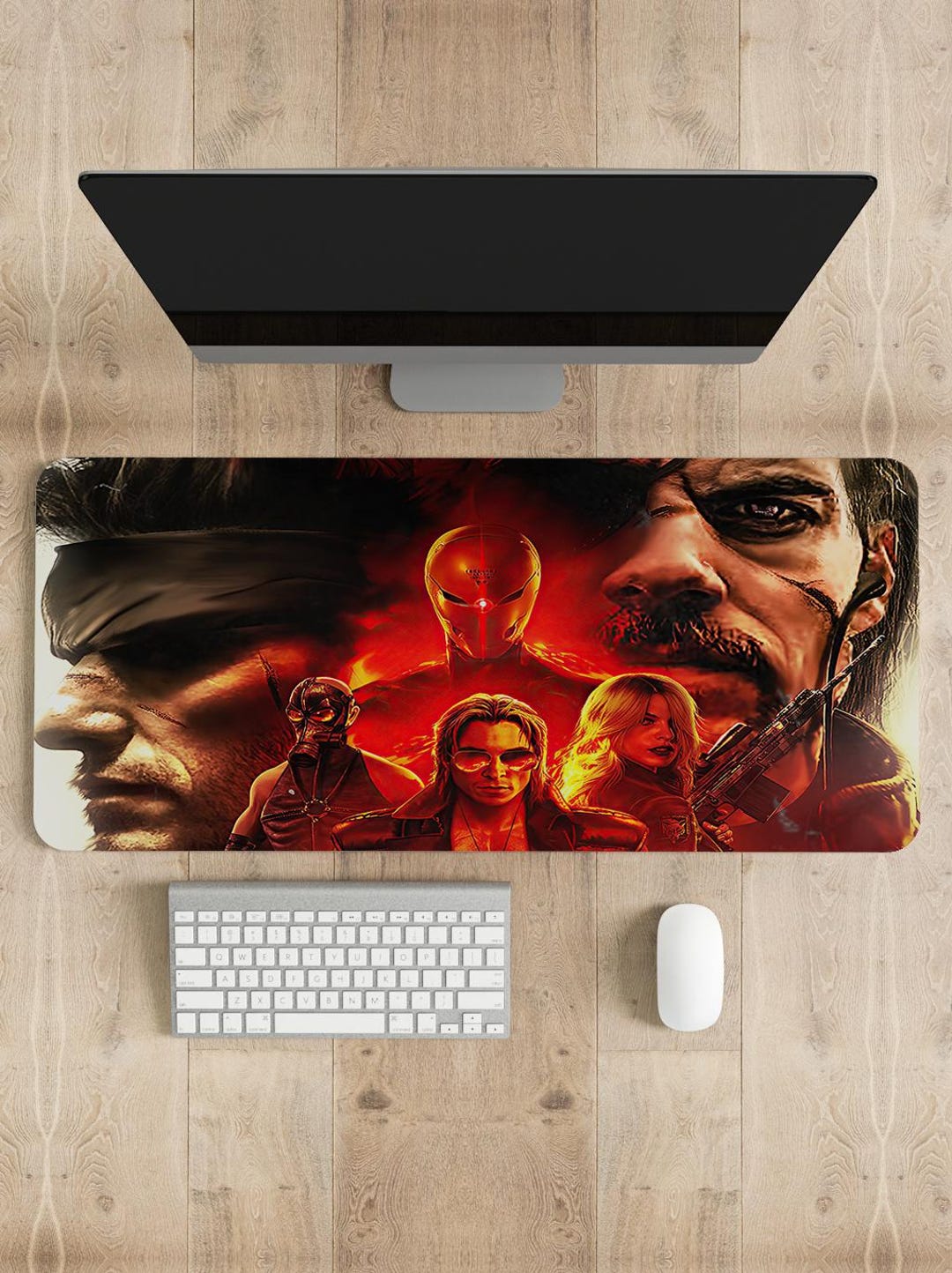 Metal Gear Solid Mouse Pad, Gaming Mouse Pad, Desk Mat, Customize Mouse ...