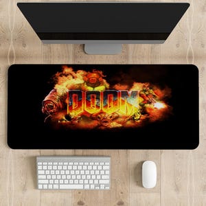 Doom Mouse Pad, Gaming Mouse Pad, Desk Mat, Customize Mouse Pad, Game ...