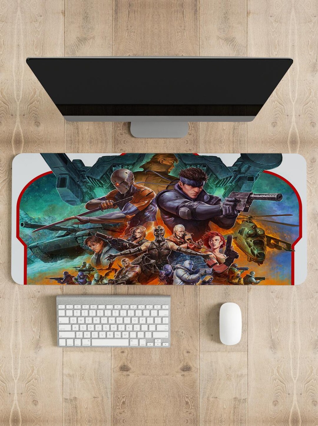 Metal Gear Solid Mouse Pad, Gaming Mouse Pad, Desk Mat, Customize Mouse ...