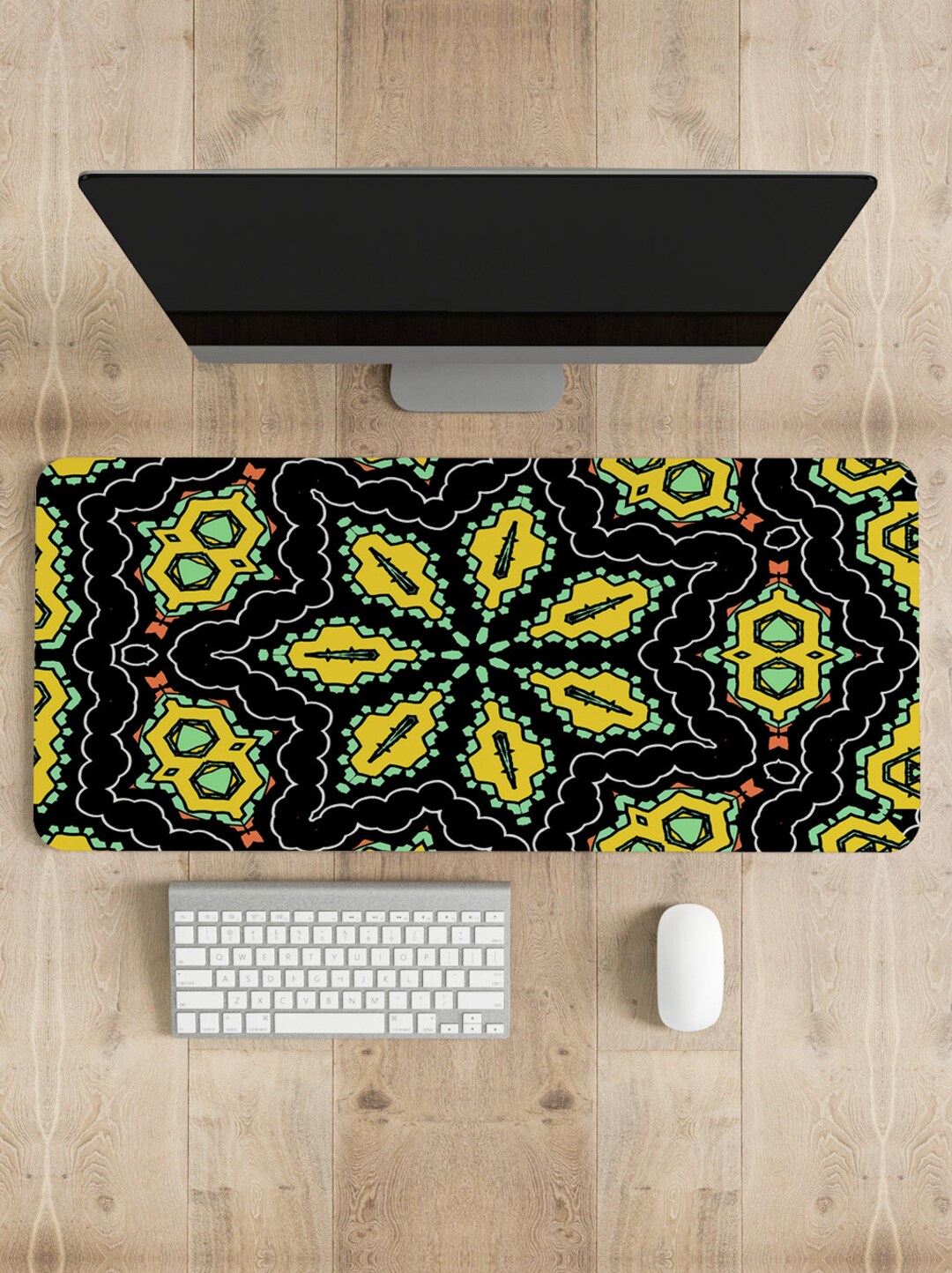 Abstract Modern Mouse Pad, Gaming Mouse Pad, Desk Mat, Customize Mouse ...