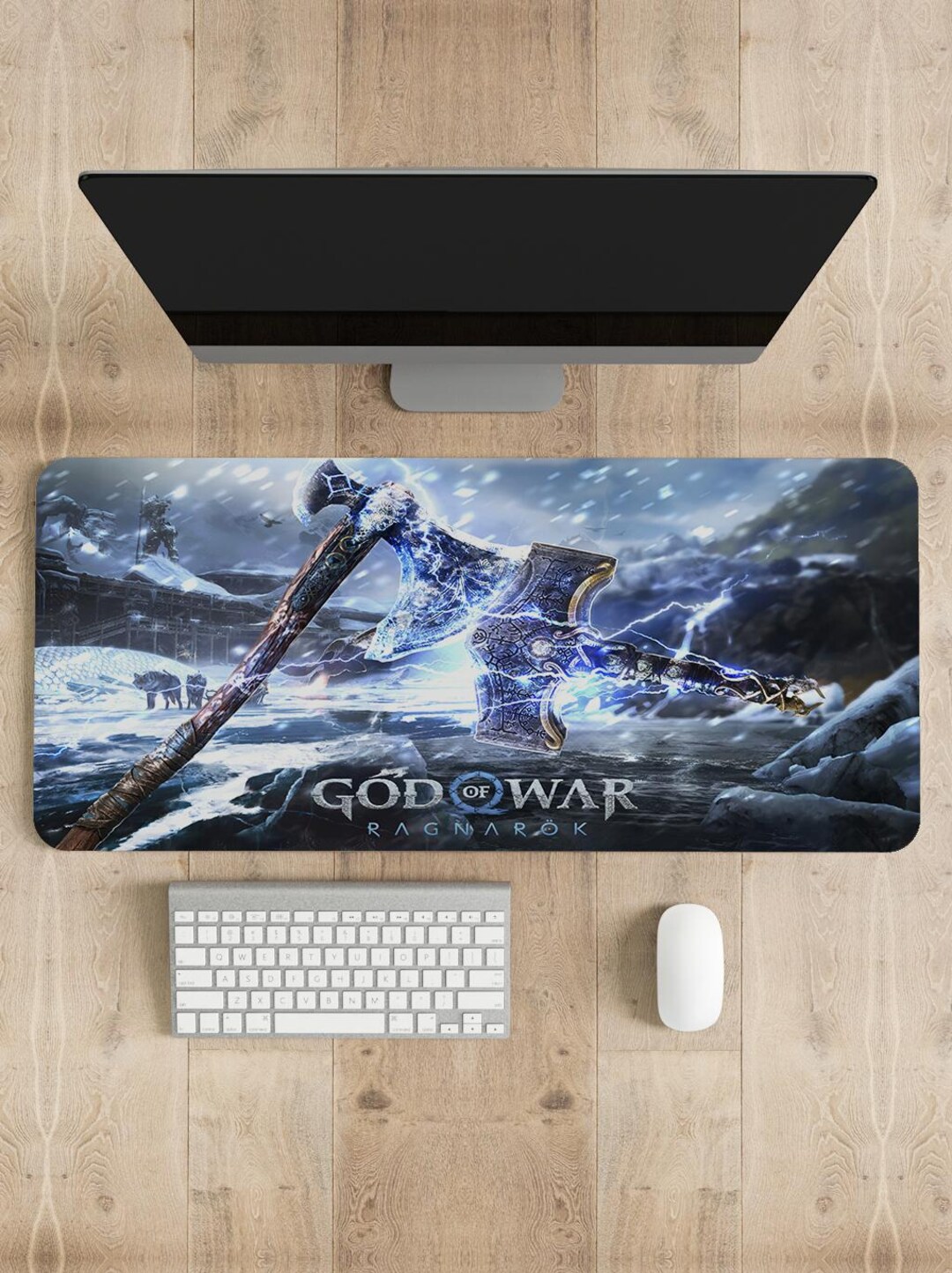 God of War Mouse Pad, Gaming Mouse Pad, Desk Mat, Customize Mouse Pad ...