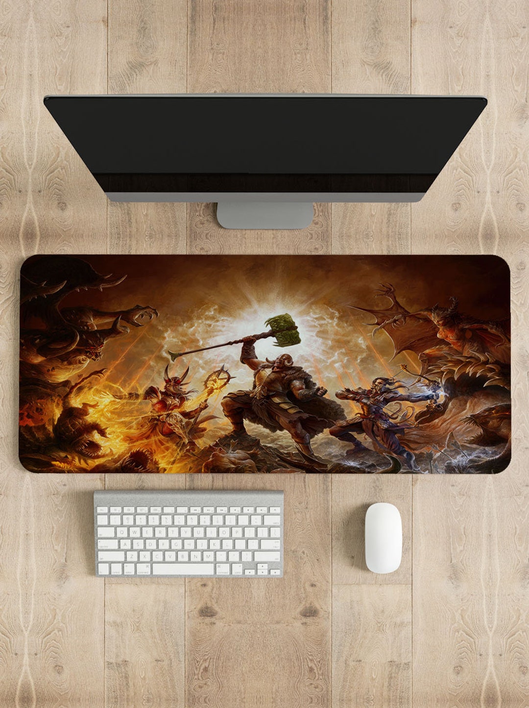Diablo Mouse Pad, Gaming Mouse Pad, Desk Mat, Customize Mouse Pad, Game ...