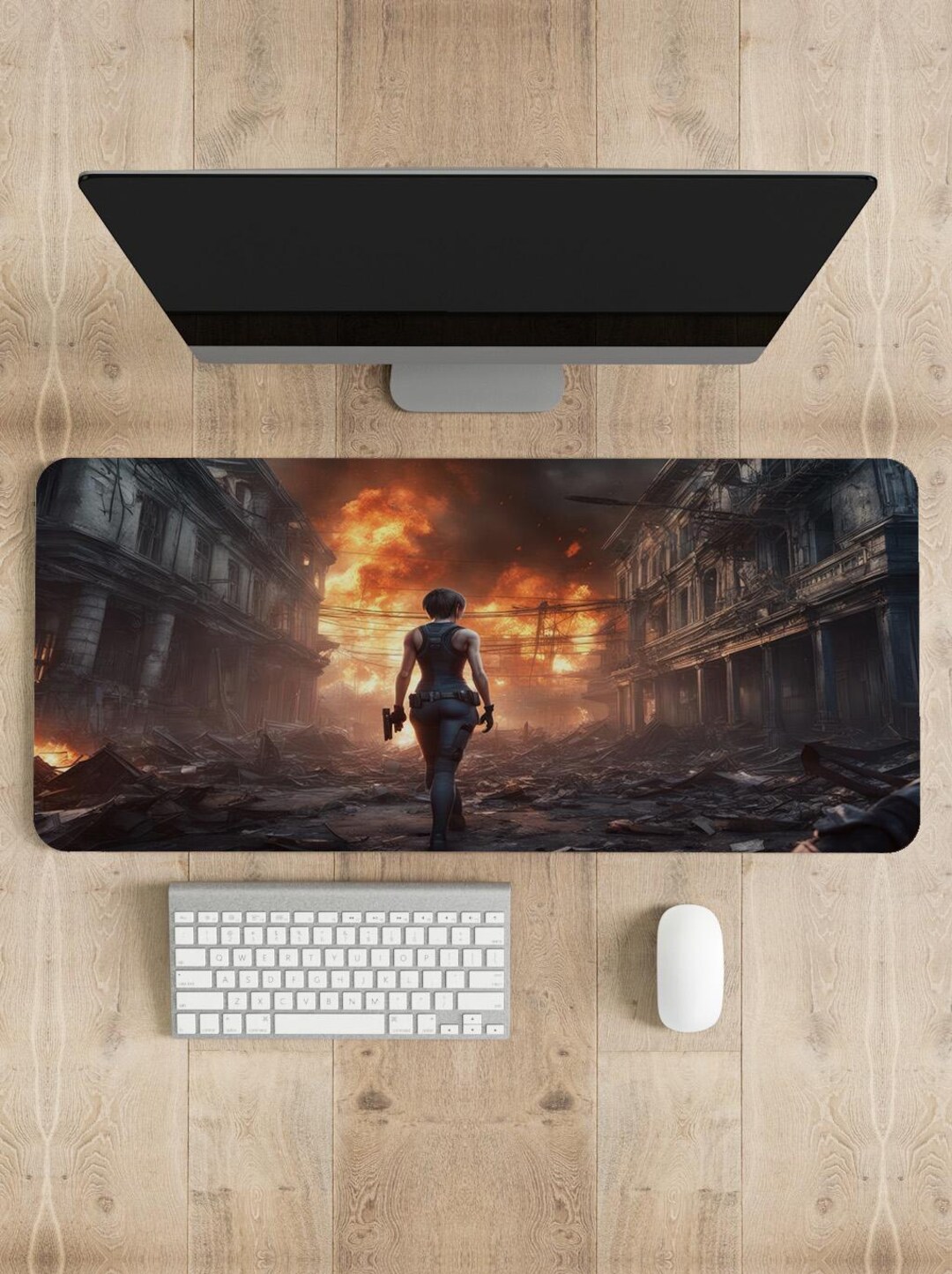 Resident Evil Mouse Pad, Gaming Mouse Pad, Desk Mat, Customize Mouse ...