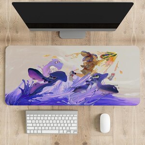 Splatoon Mouse Pad, Gaming Mouse Pad, Desk Mat, Customize Mouse Pad ...