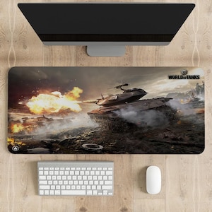 World of Tanks Mouse Pad, Gaming Mouse Pad, Desk Mat, Customize Mouse ...