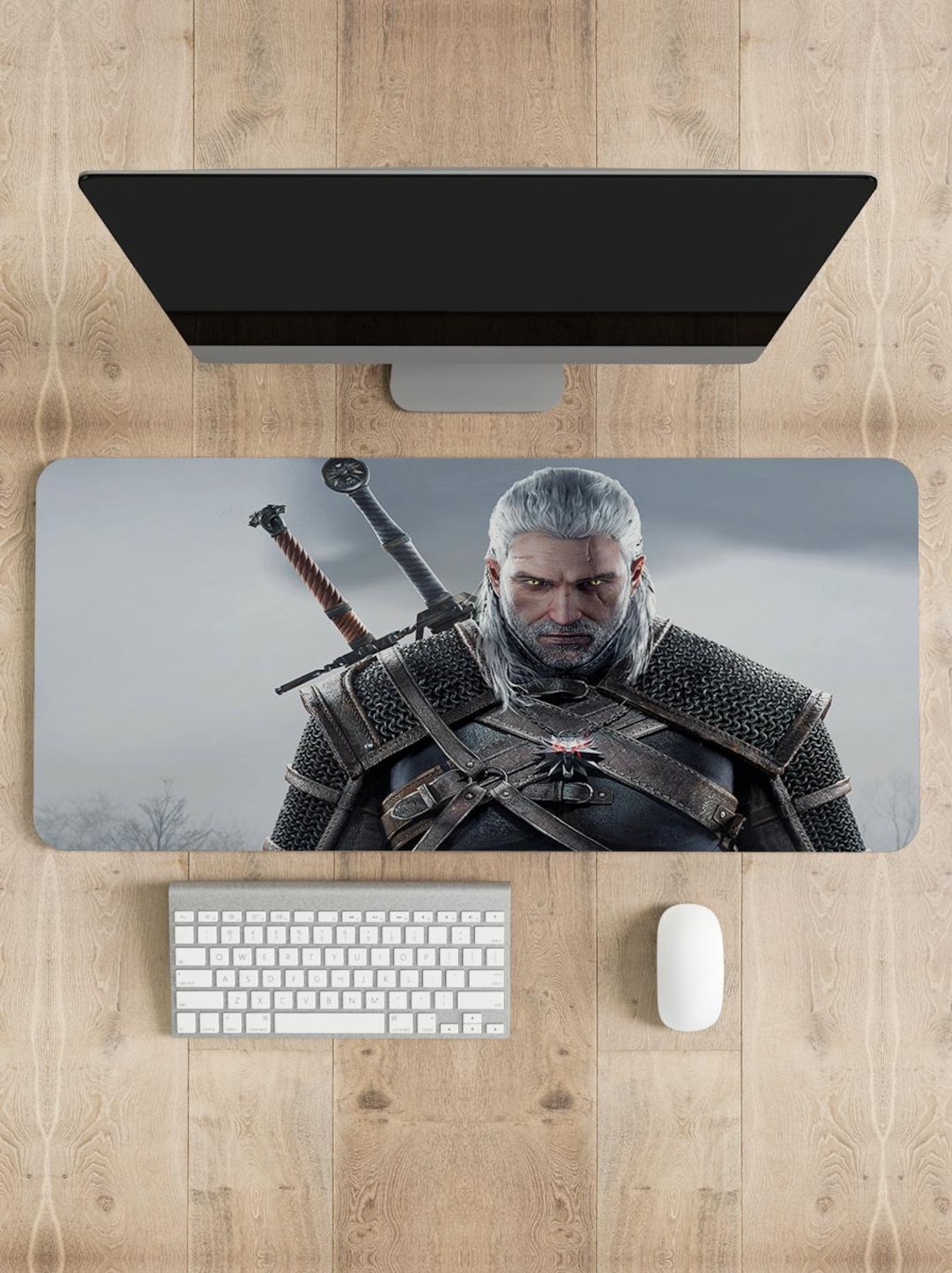 The Witcher 3 Wild Hunt Mouse Pad, Gaming Mouse Pad, Desk Mat ...