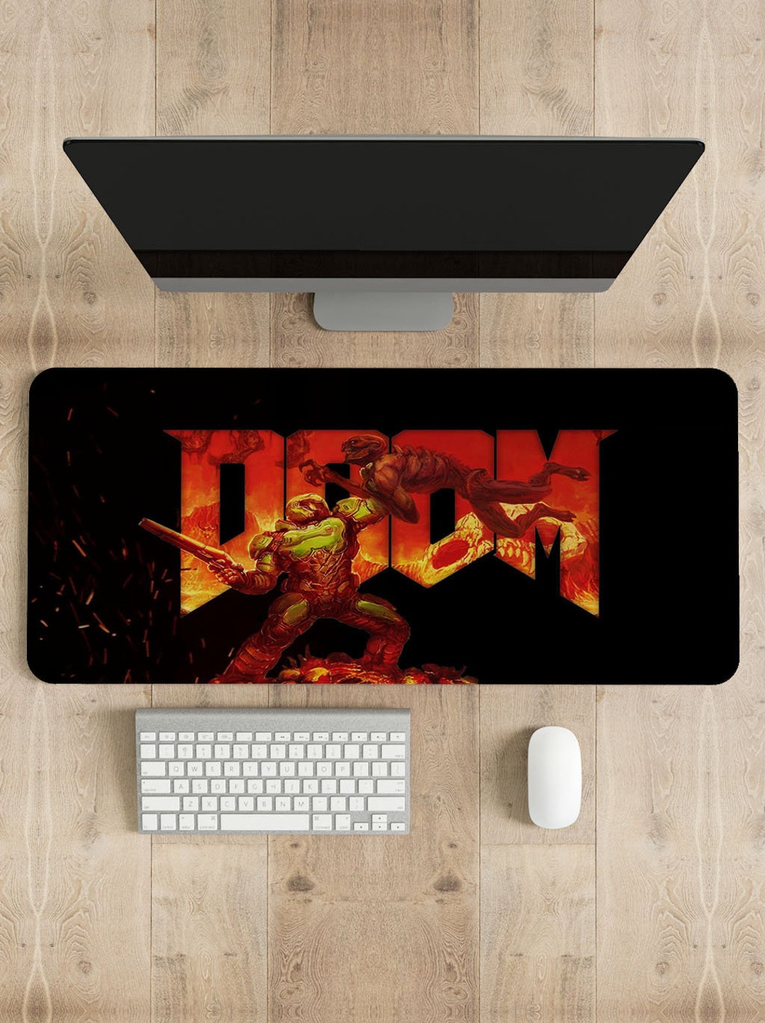 Doom Mouse Pad, Gaming Mouse Pad, Desk Mat, Customize Mouse Pad, Game ...