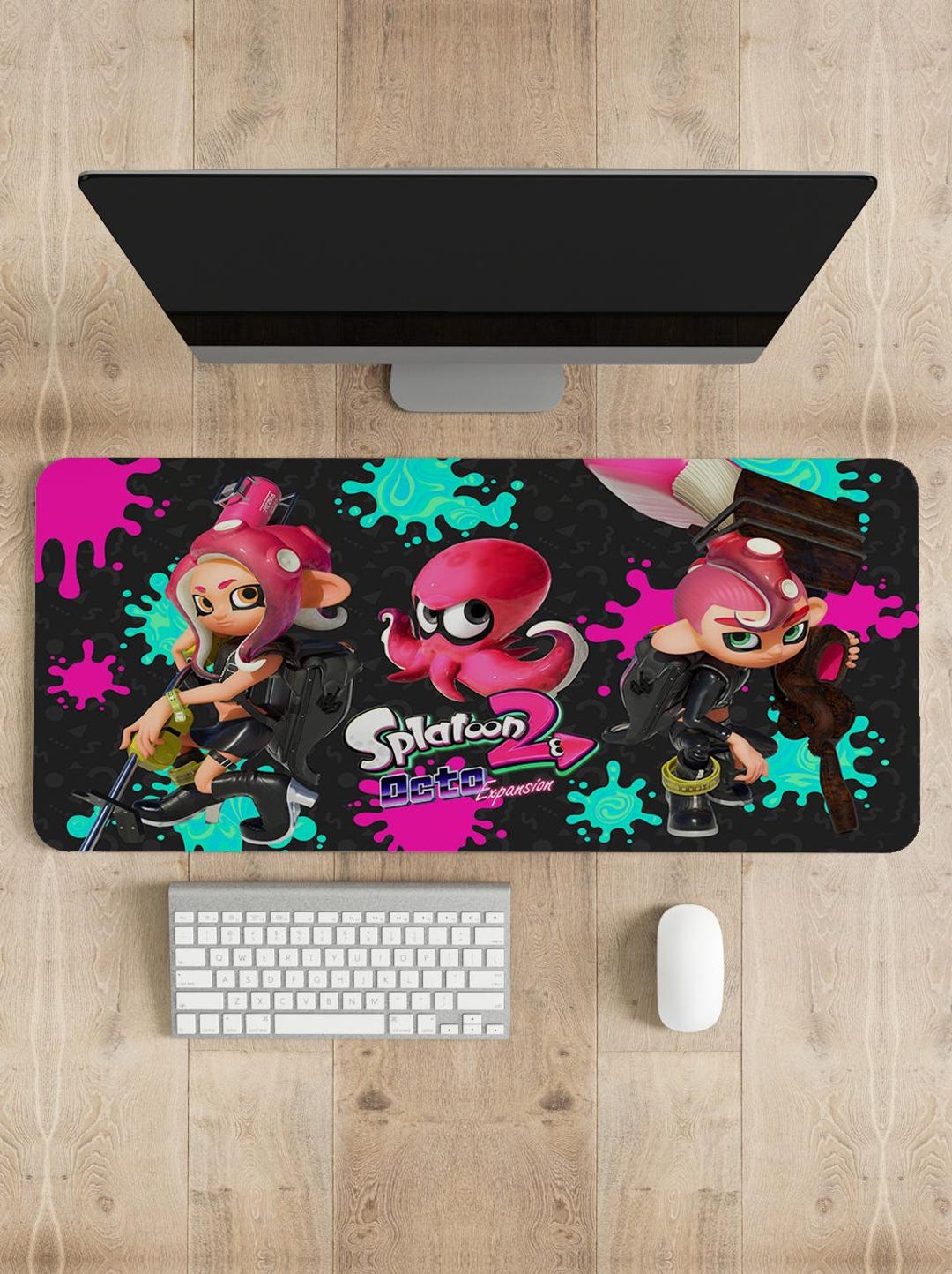 Splatoon Mouse Pad, Gaming Mouse Pad, Desk Mat, Customize Mouse Pad ...