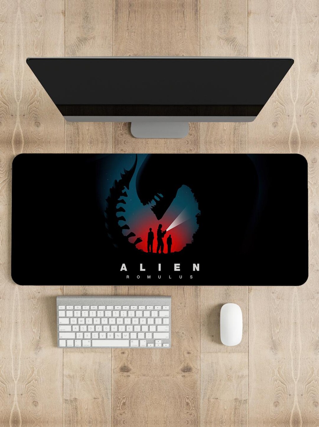Alien Mouse Pad, Gaming Mouse Pad, Desk Mat, Customize Mouse Pad, Movie ...