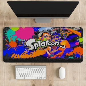 Splatoon Mouse Pad, Gaming Mouse Pad, Desk Mat, Customize Mouse Pad ...