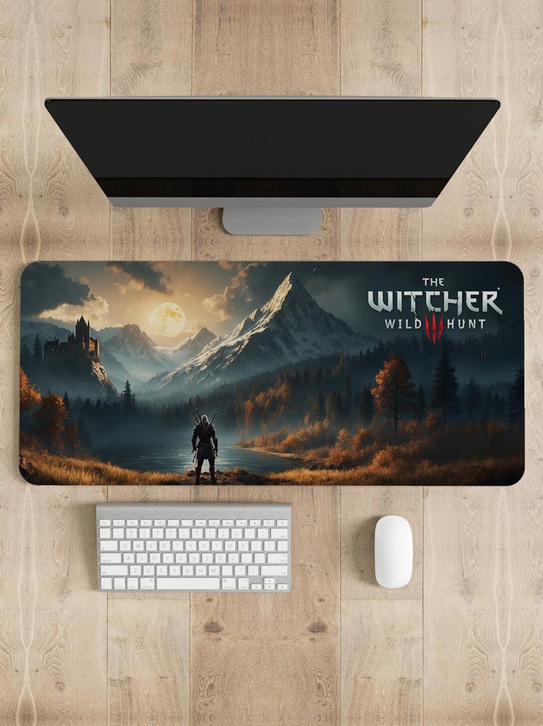 The Witcher 3 Wild Hunt Mouse Pad, Gaming Mouse Pad, Desk Mat ...
