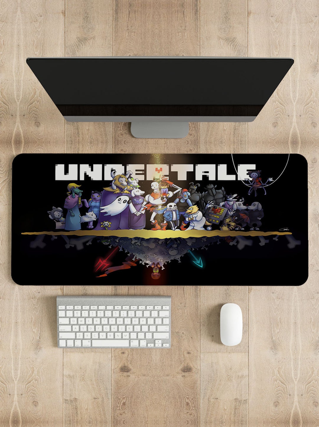 Undertale Mouse Pad, Gaming Mouse Pad, Desk Mat, Customize Mouse Pad ...