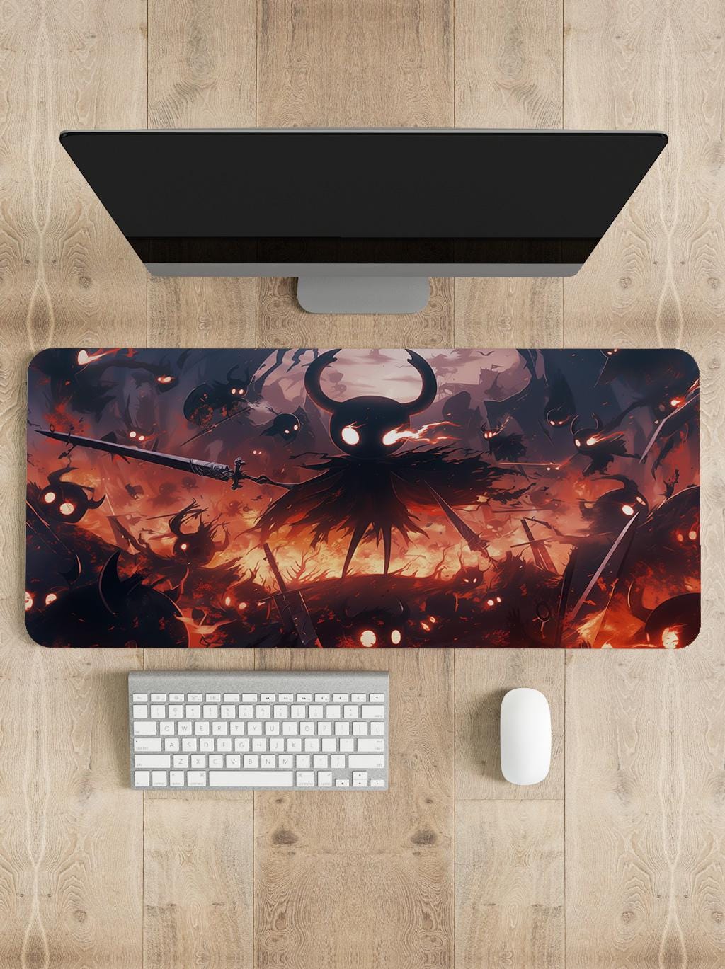 Hollow Knight Mouse Pad, Gaming Mouse Pad, Desk Mat, Customize Mouse ...