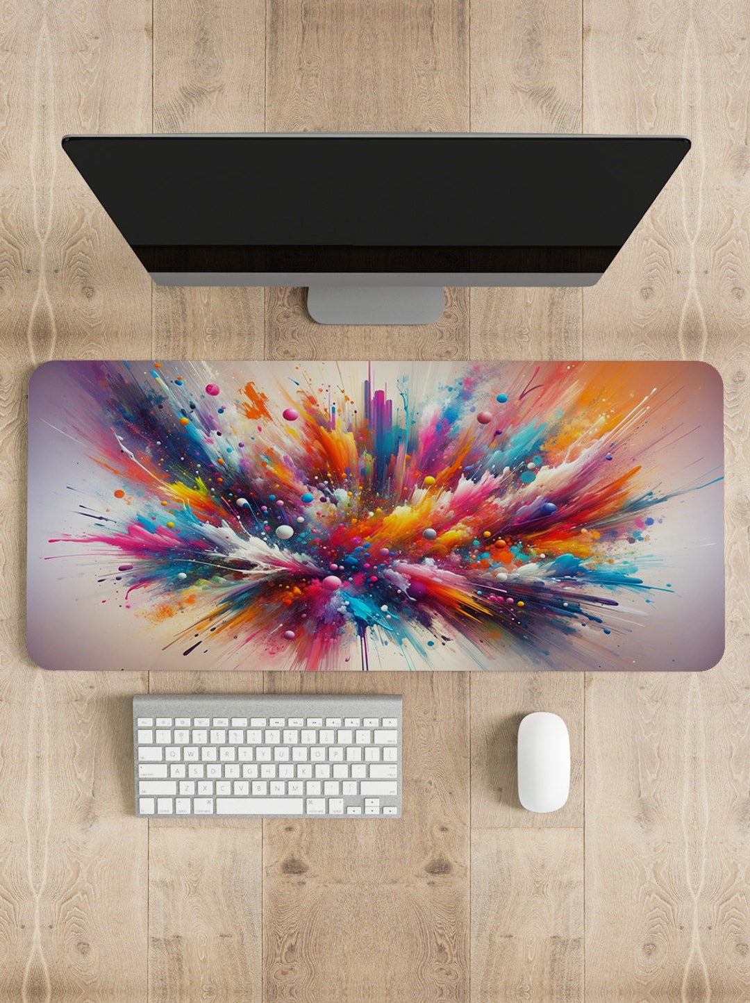 Abstract Modern Mouse Pad, Gaming Mouse Pad, Desk Mat, Customize Mouse ...