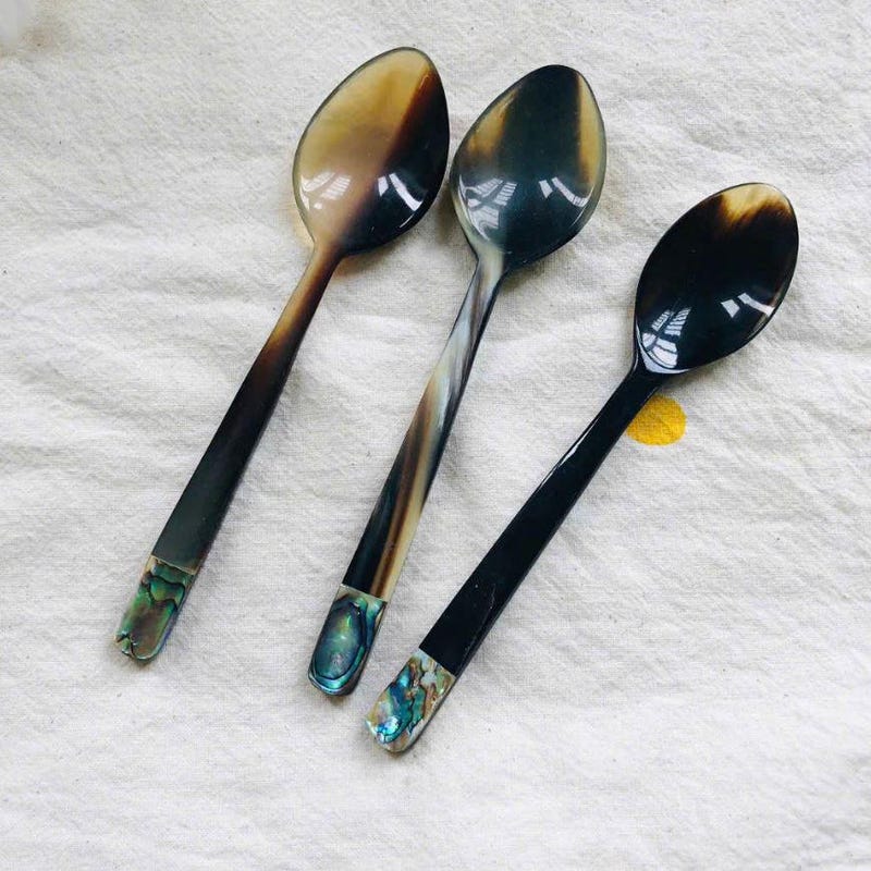 Horn Spoon - Etsy