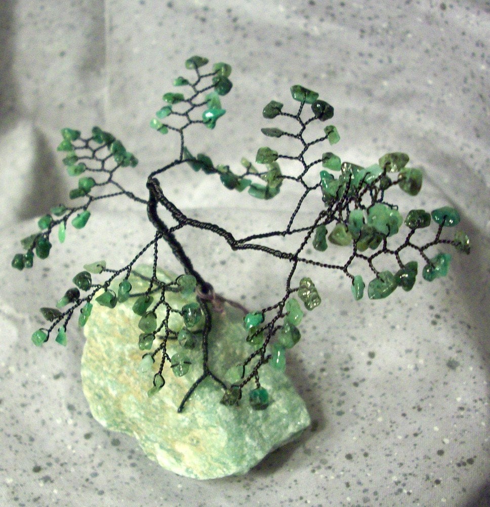 Emerald Bonsai Gem Tree - Etsy