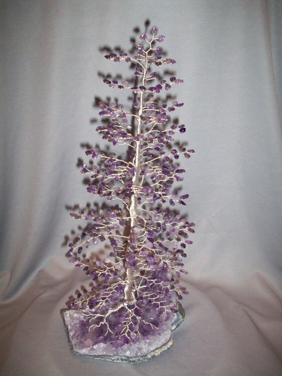 Tall Amethyst Spruce Gem Tree - Etsy