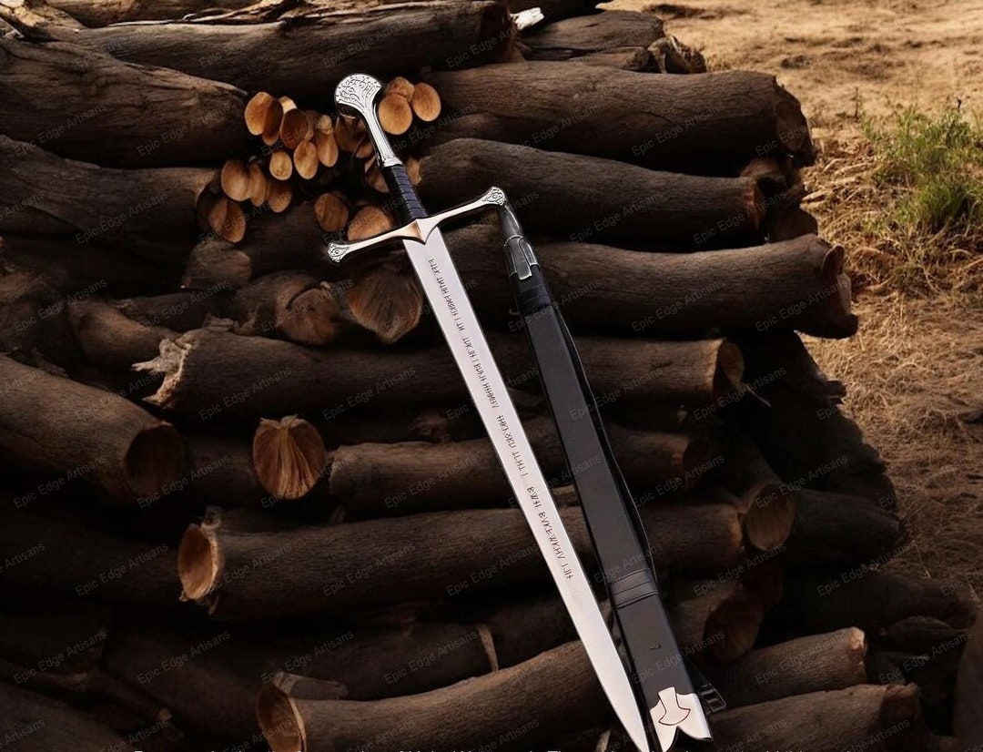 King’s Medieval Sword With Scabbard | High-quality Fantasy Sword ...
