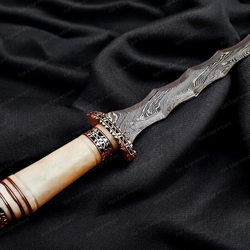 Damascus Dagger - Etsy