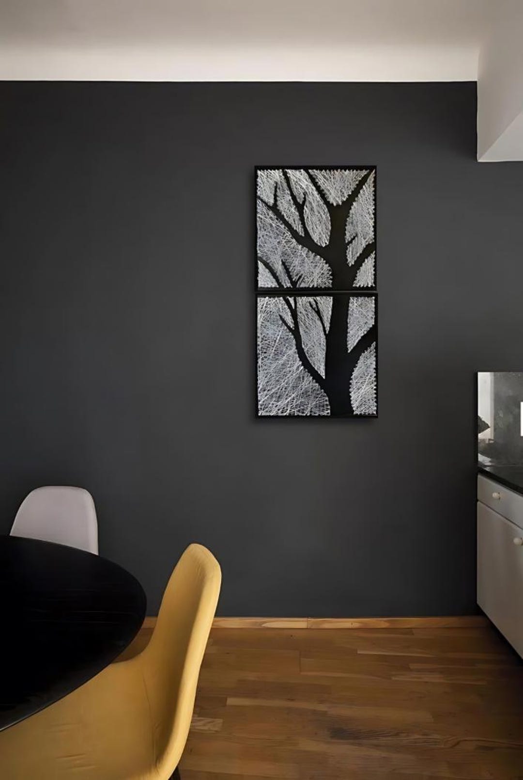 Custom 3D String Art Tree Mandala Nail & Thread Wall Decor Christmas ...