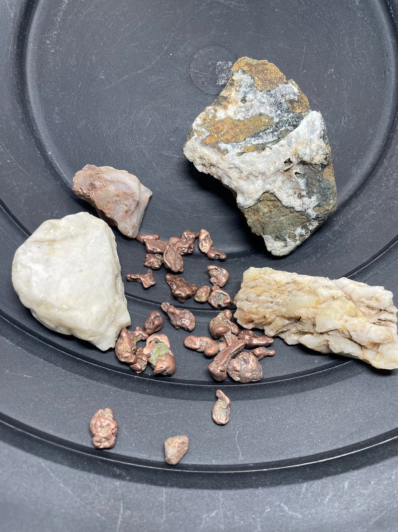 Practice Panning for Gold Using Native Copper Nuggets. Introduce Kids ...