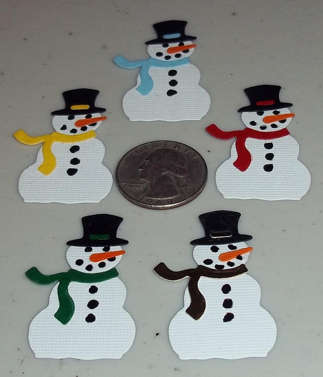 Snowmen- 5 to a Pack - Etsy